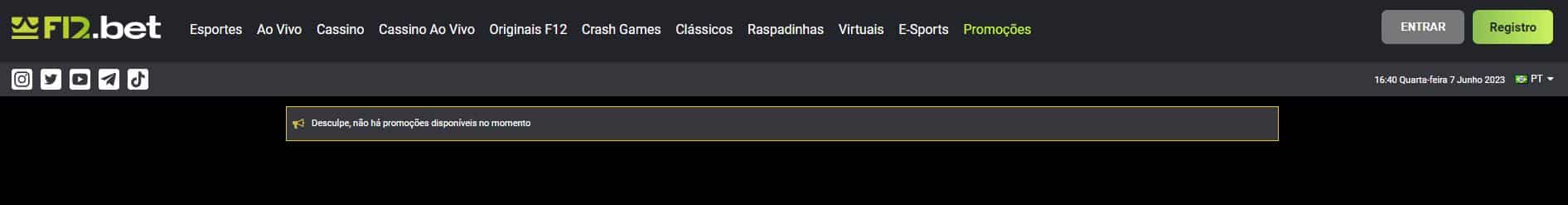 Codigo bonus F12 Bet "F12PROMO" - Super Esportes
